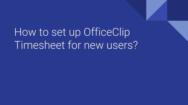 OfficeClip timesheet | PPT