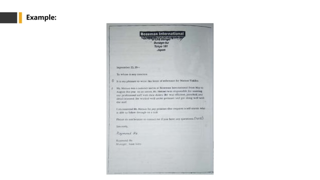 A Guide to Writing Reference Letters by Martha Jessica | PPTX | Resume Writing and Advice | Job ...