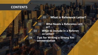 A Guide to Writing Reference Letters by Martha Jessica | PPTX | Resume ...