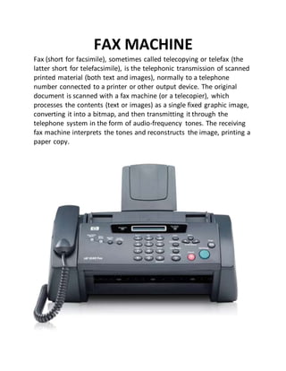 Office equipment by lito garin | DOCX | Technology & Computing