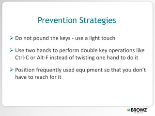 Office ergonomics | PDF