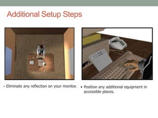 Office Ergonomics who people physically fit their job.pptx | Fitness ...