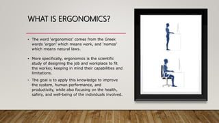 Office Ergonoimcs Initiative | PPT
