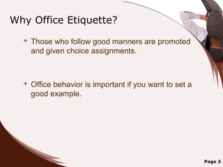 Officeetiquette | PPT