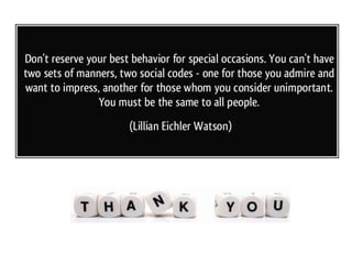 Office Etiquette: Basic rules of office conduct | PPTX