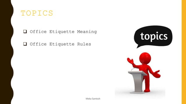 Office etiquette | PPT