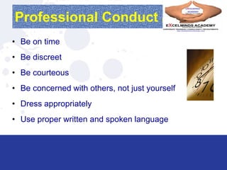 Office etiquettes and Ethics | POTX