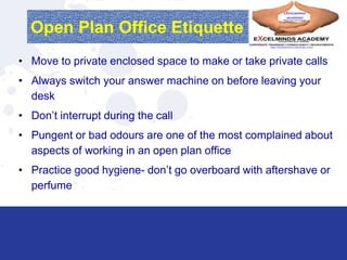 Office etiquettes and Ethics | POTX