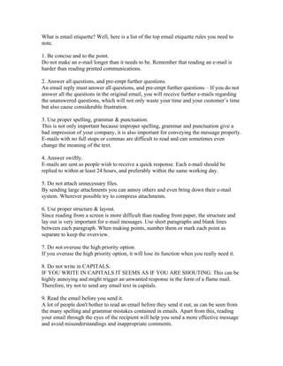 Office etiquette[1] | DOC