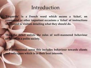 Office Etiquettes | PPT