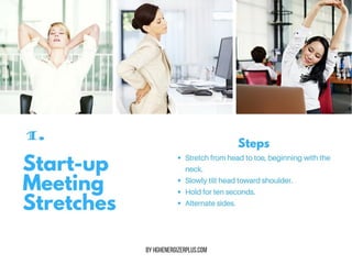 Office exercises : Exercises You Can do at Your Workplace Only | PPT