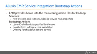 Building a Cloud Native Stack with EMR Spark, Alluxio, and S3 | PPT