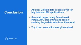 Running Machine Learning Workloads with Tensorflow, Alluxio and AWS S3 | PDF | Cloud Computing ...