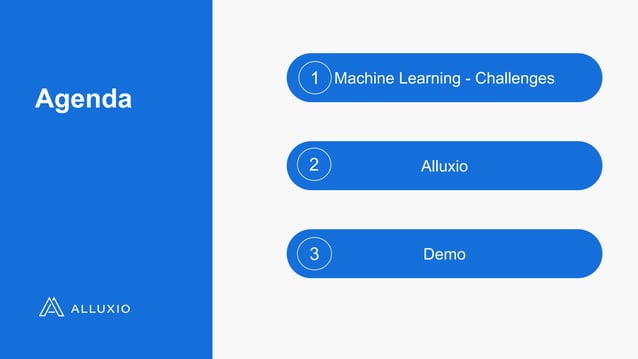 Running Machine Learning Workloads with Tensorflow, Alluxio and AWS S3 | PPT