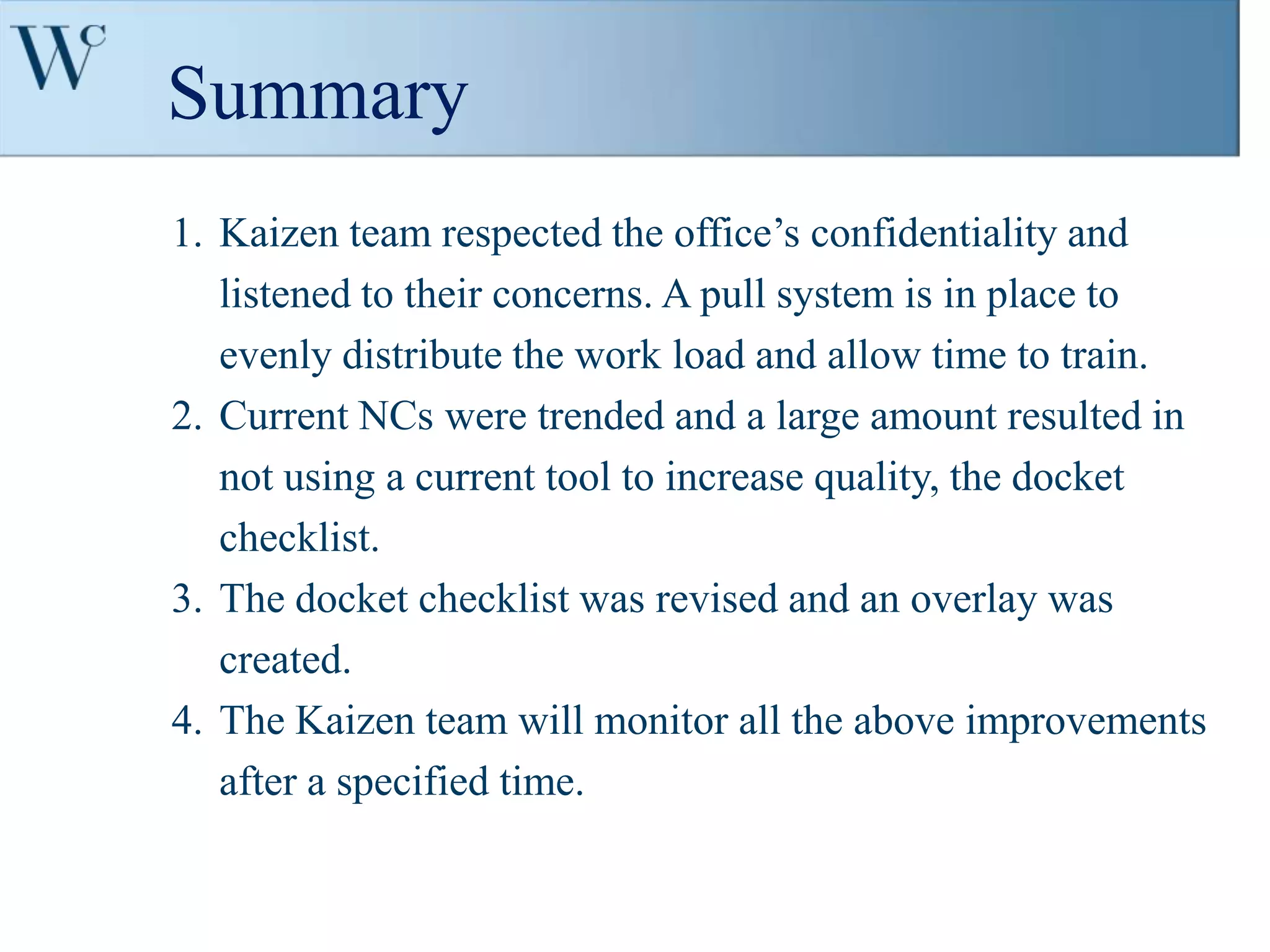 Office Kaizen | PPTX