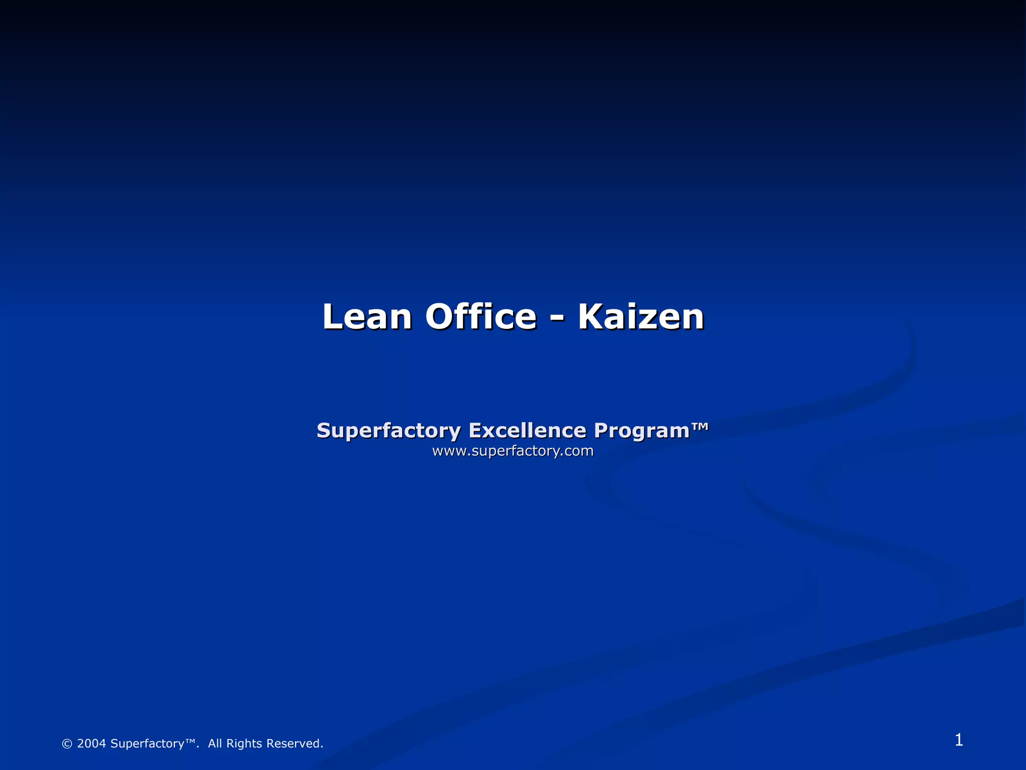 Office Kaizen Sample | PPT