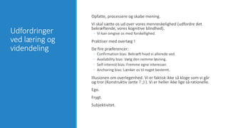 Oplæg til Vensi om videndeling og læring | PPT