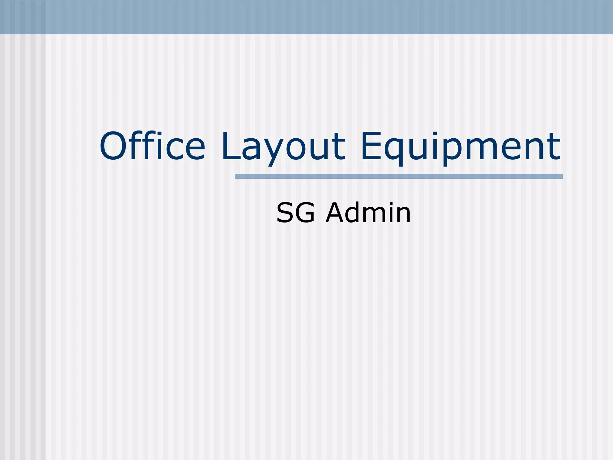 Office layout elizabeth | PPT