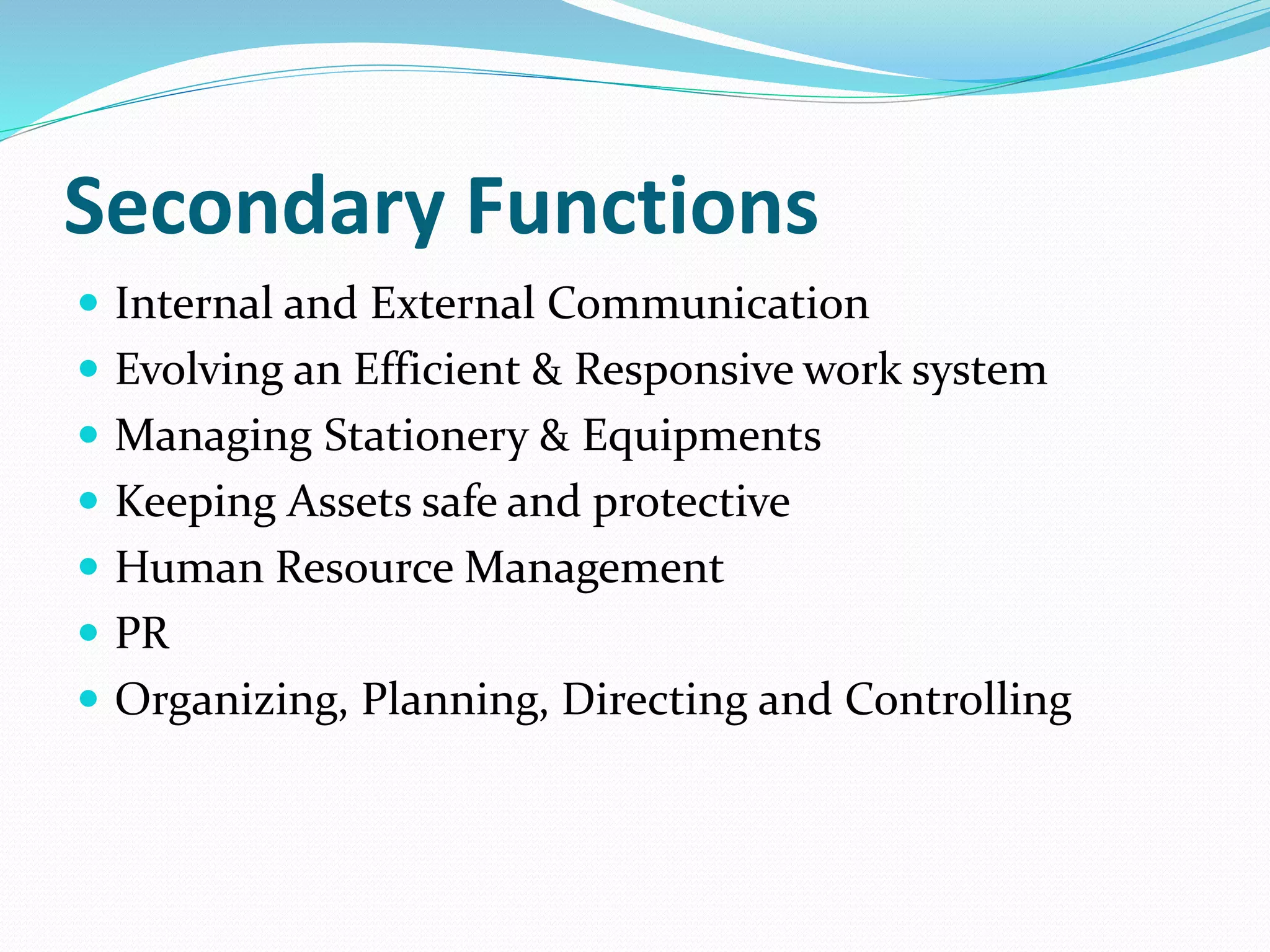 Office management | PPTX