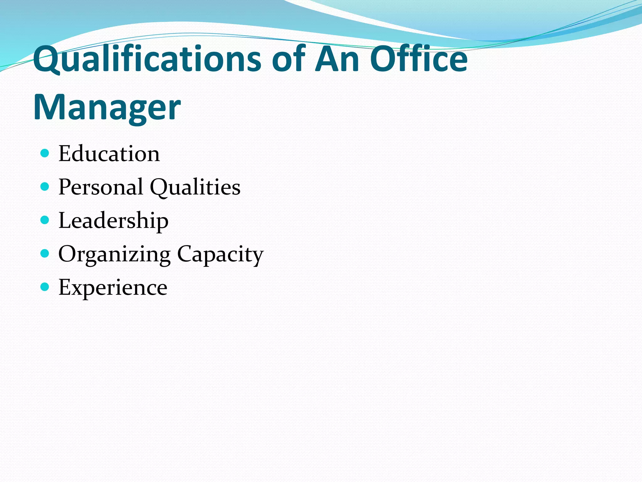 Office management | PPTX