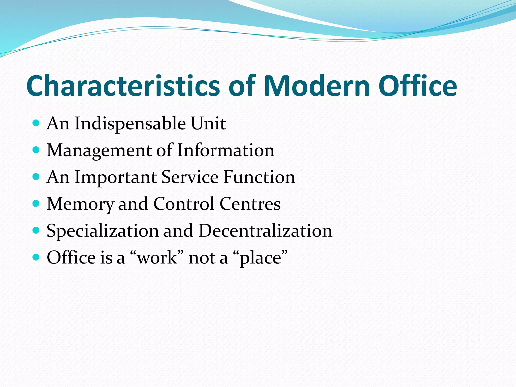 Office management | PPTX