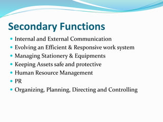 Office management | PPTX