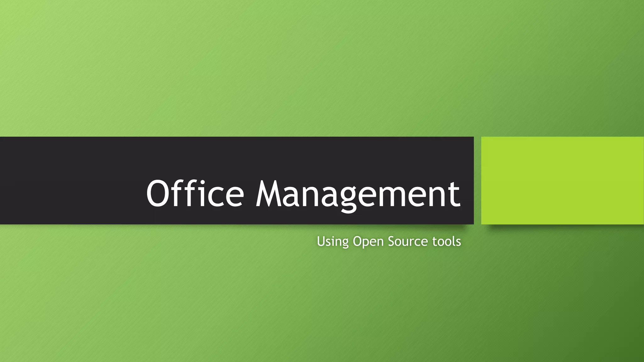 Office management | PPT