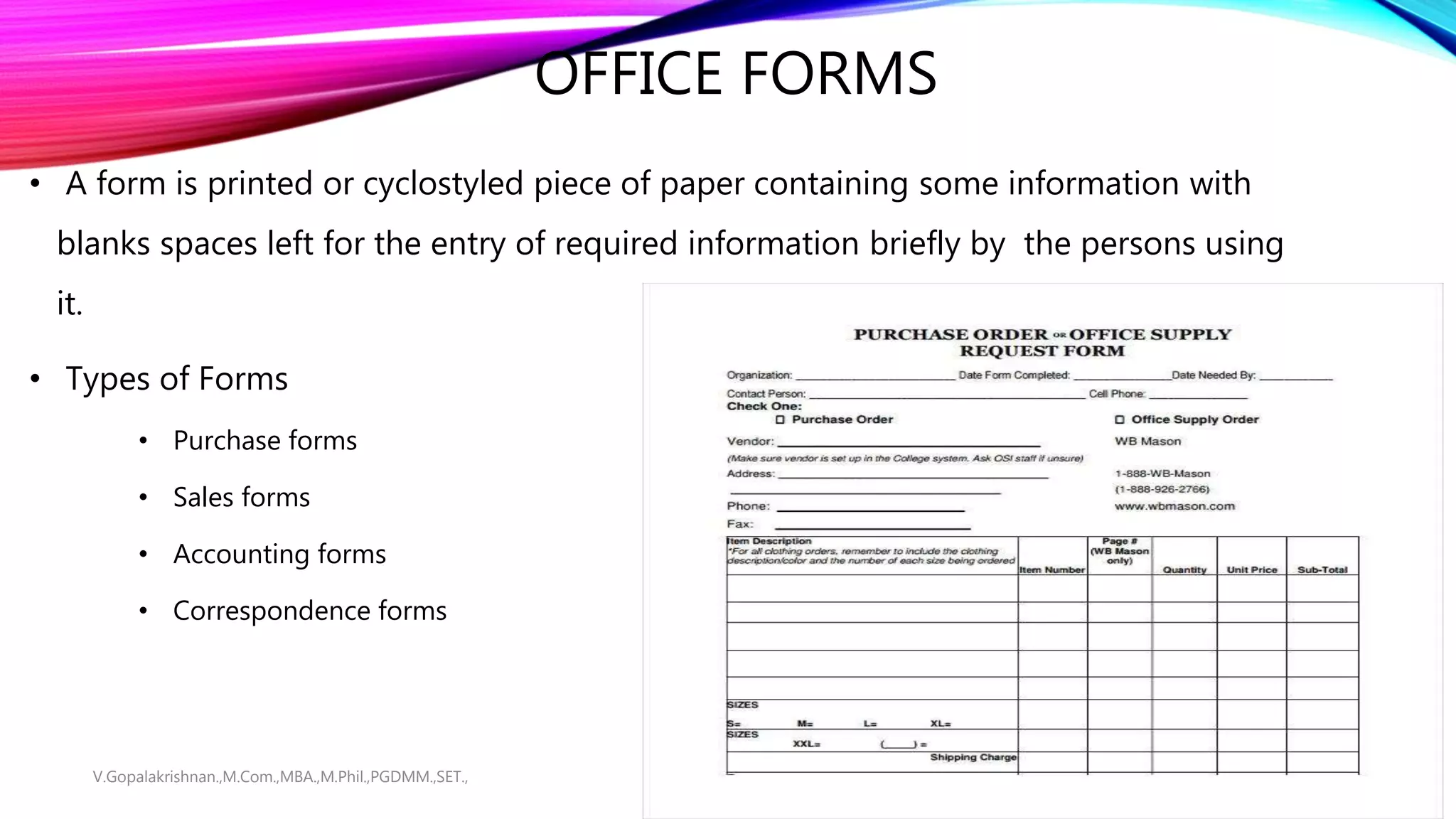 Office management | PPTX