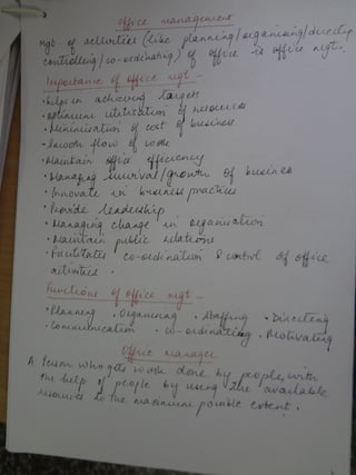 Office management | PDF