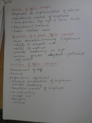 Office management | PDF