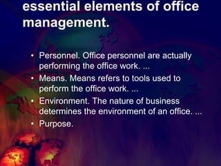 OFFICE MANAGEMENT.ppt