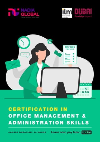 Office Management Administration Skills Course Outline | PDF