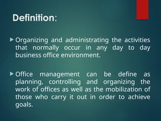 office management how to manage and behave in office.pptx