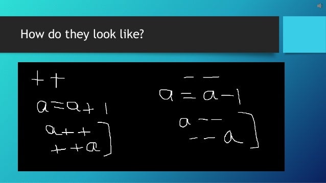 Increment And Decrement Operators In C