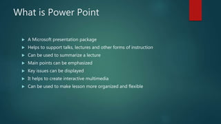 Creating Interactive Lessons with PowerPoint and Office Mix | PPTX