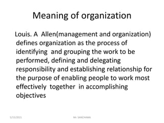 OFFICE ORGANIZATION LECTURE THREE | PPTX