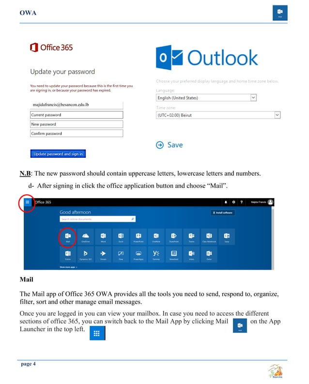 Office outlook tutorial | PDF | Email | Internet
