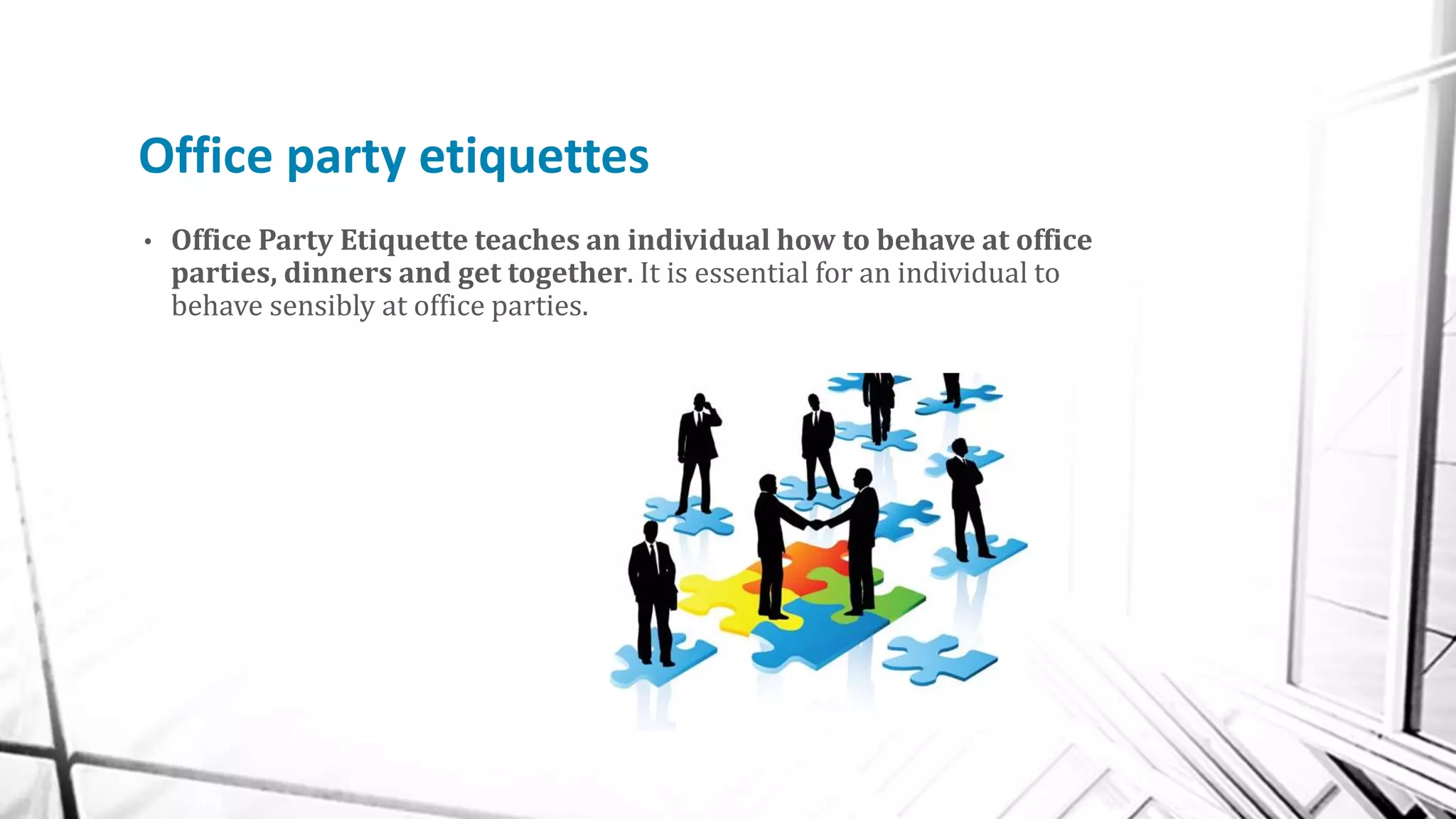 Office party etiquette Himani | PPT