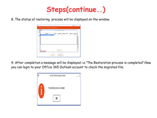 Office365 backup and Restore | ODP