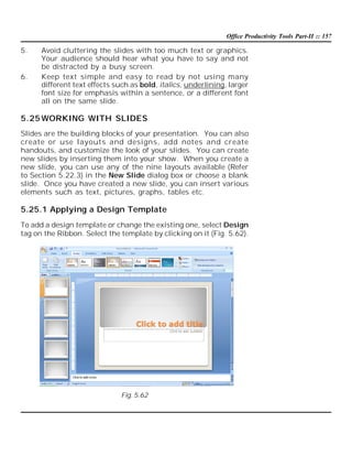 Office productivity tools (part ii) (2.74 mb) | PDF