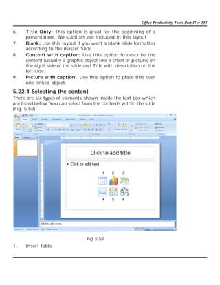 Office productivity tools (part ii) (2.74 mb) | PDF