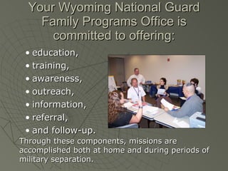 Army National Guard Officer briefing FRGs | PPT