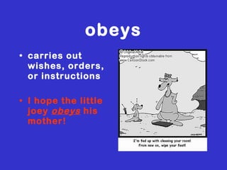 Officer buckle and gloria vocab | PPT | Free Download