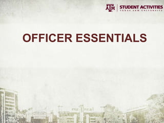 Officer Essentials | PPTX