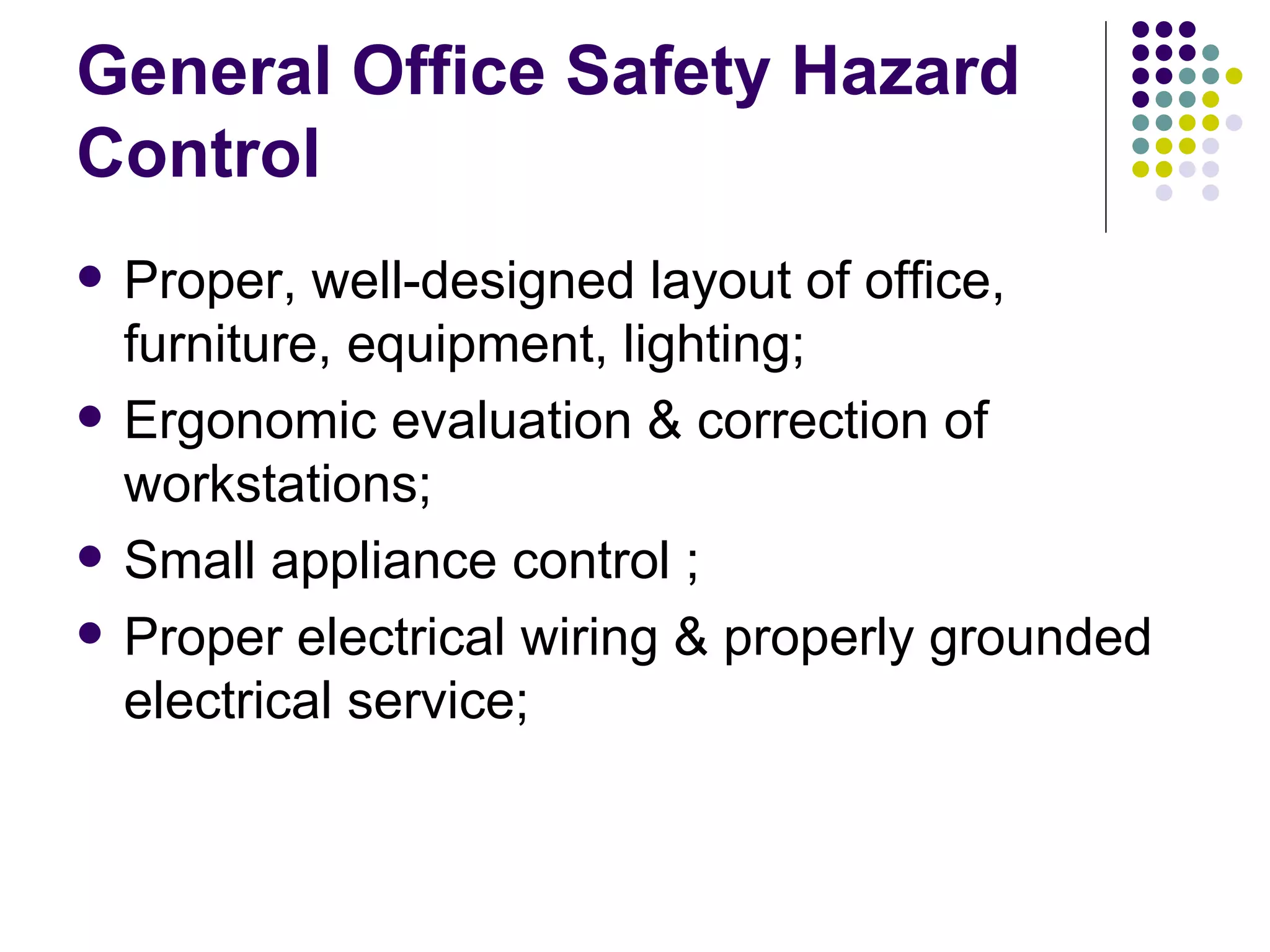 Office safety | PPT
