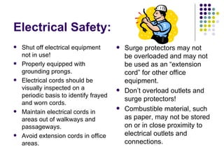 Office safety | PPT