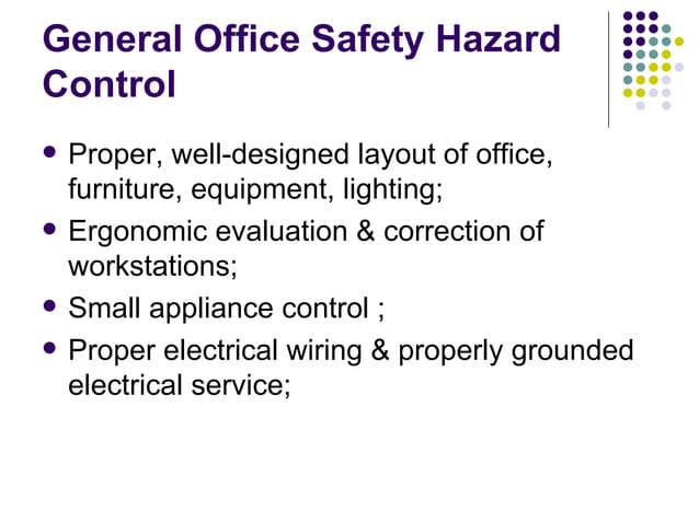 Office safety | PPT
