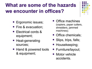 Office safety | PPT