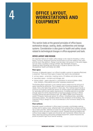 A guide to health safety in the office | PDF