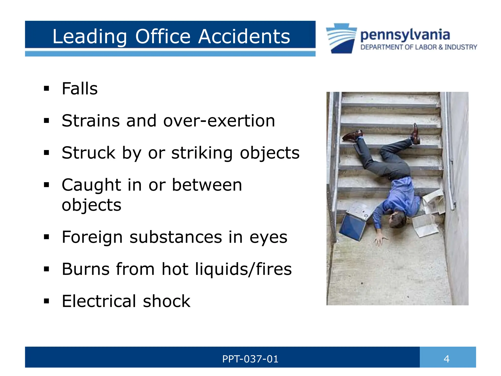 Office Safety slides for office employees | PPTX